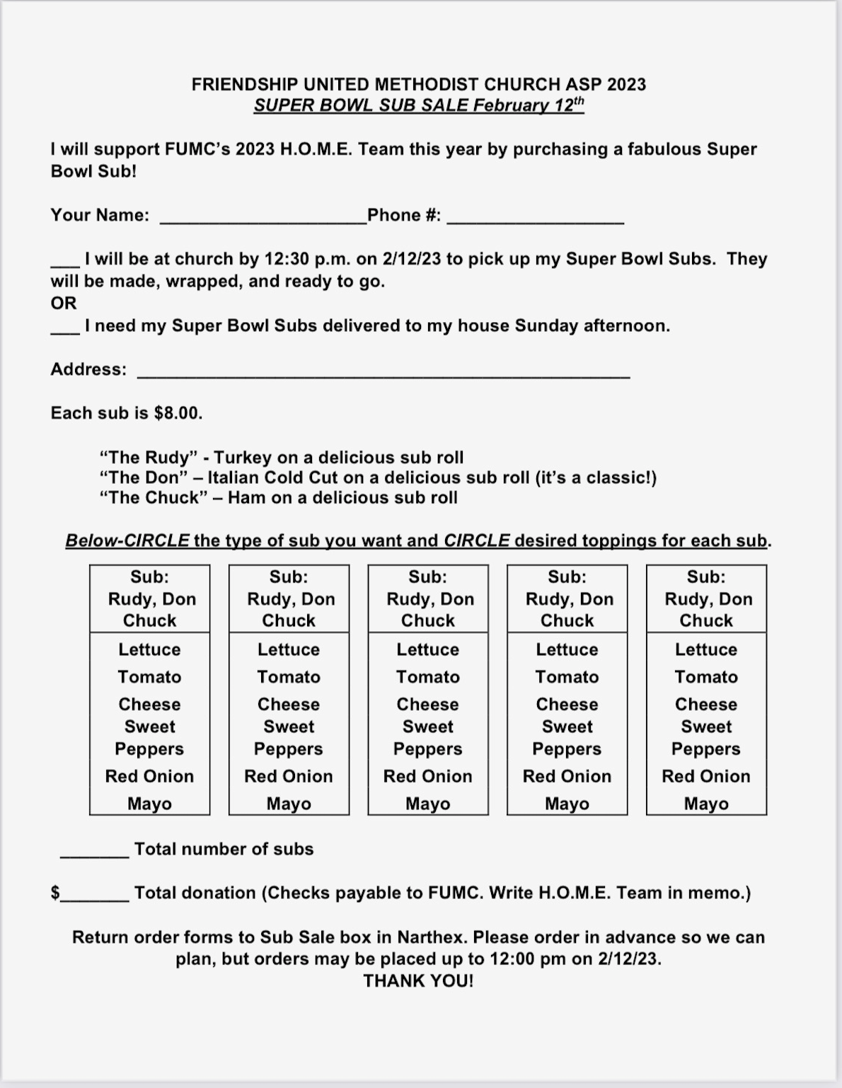 Friendship Methodist United Church